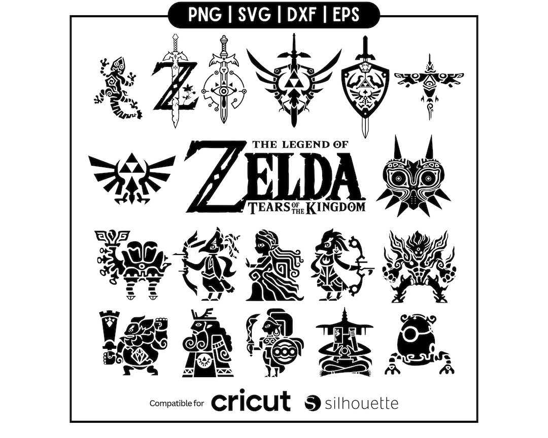 Zelda Symbol Svg Zelda Emblem Svg Zelda Tears of the Kingdom Svg Zelda ...