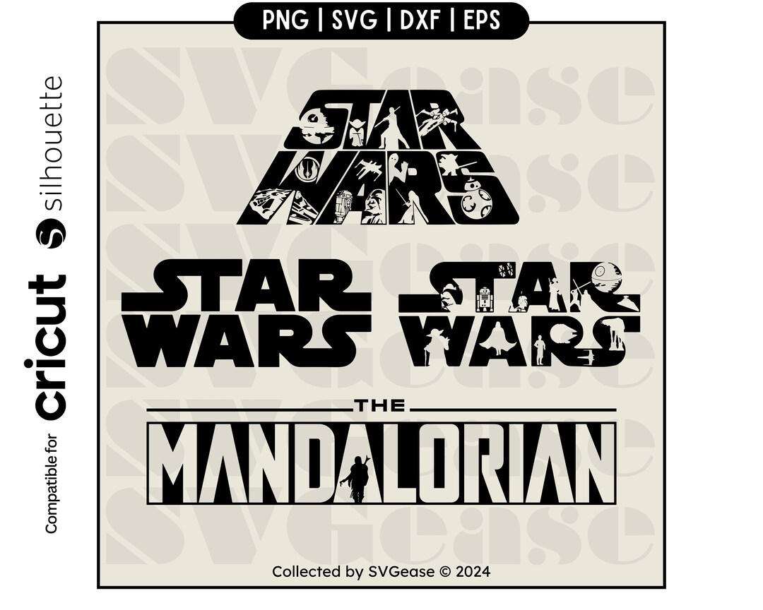 Star Wars Svg Star Wars Logo Svg Star Wars Laser Cutting Engrave Star ...