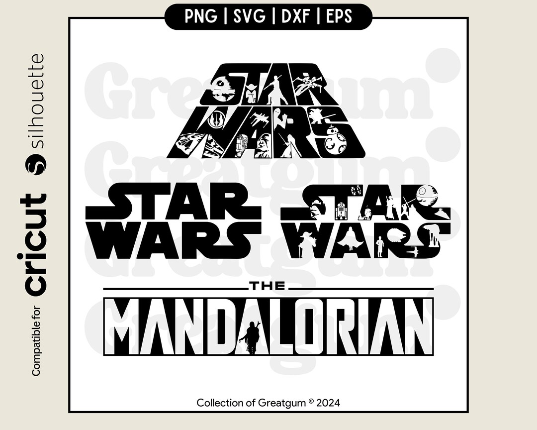 Star Wars Svg Star Wars Logo Svg Star Wars Laser Cutting Engrave Star ...