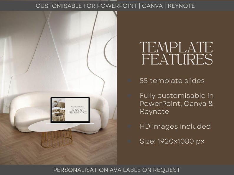 Minimal, Modern, Beige Business Presentation Powerpoint Template ...
