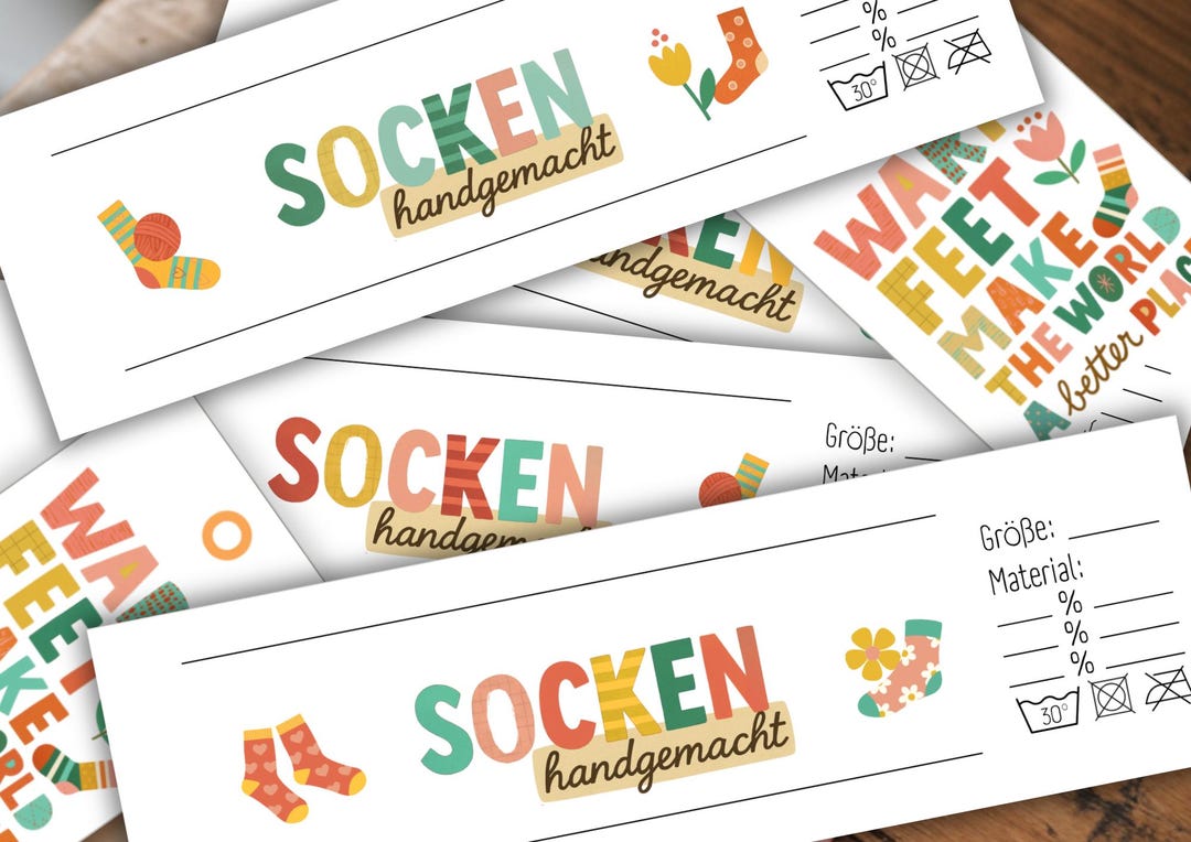 Print Sock Banderole | Print PDF Download | Papercut Model and Free Tag ...