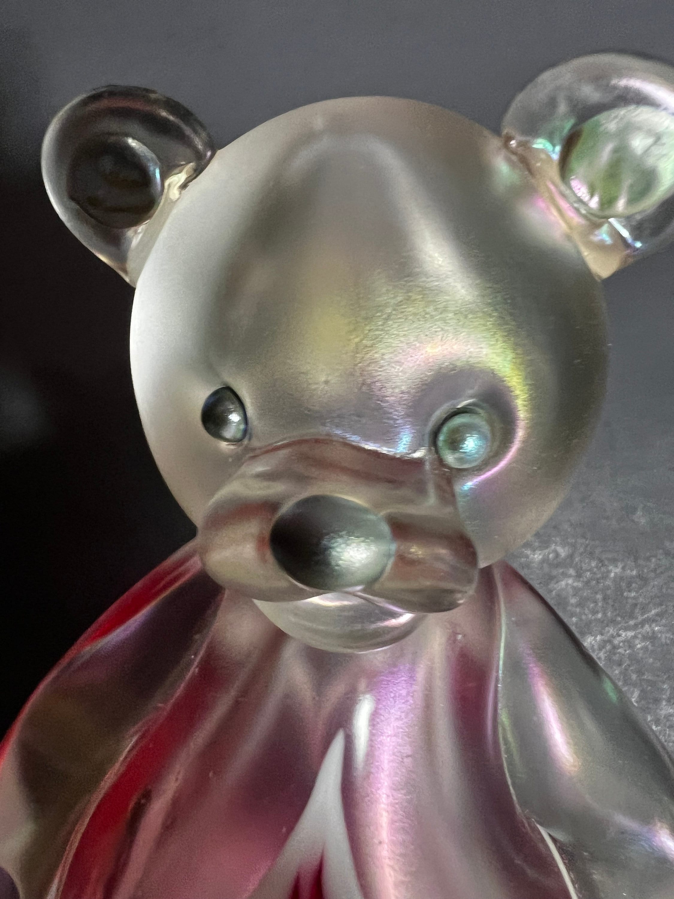 Vintage 1985 Stuart Abelman Art Glass Teddy Bear - Etsy