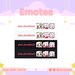 Frier Emotes for Twitch / Discord / Youtube | Stream Emote | White Hair ...