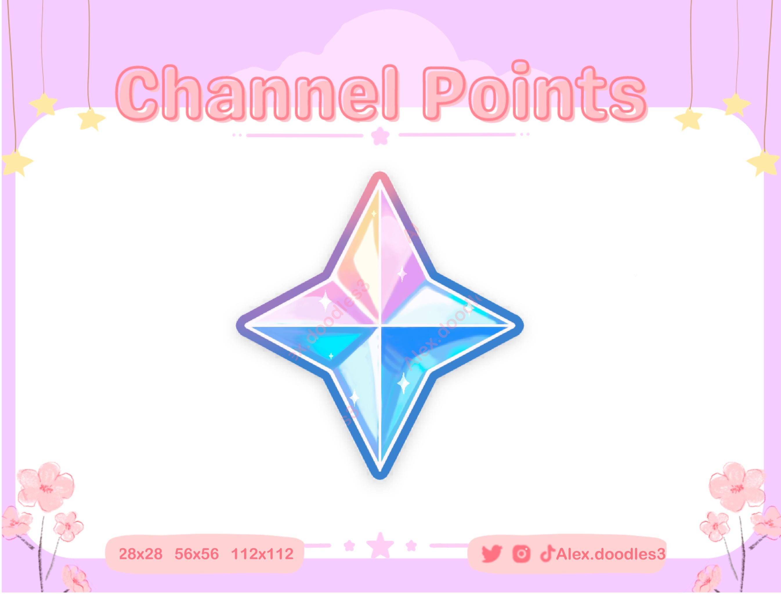 Primogem Twitch Channel Points Icon | Genshin Impact Emote | Stream ...