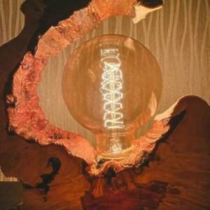 Handmade Wood Lamp - Etsy
