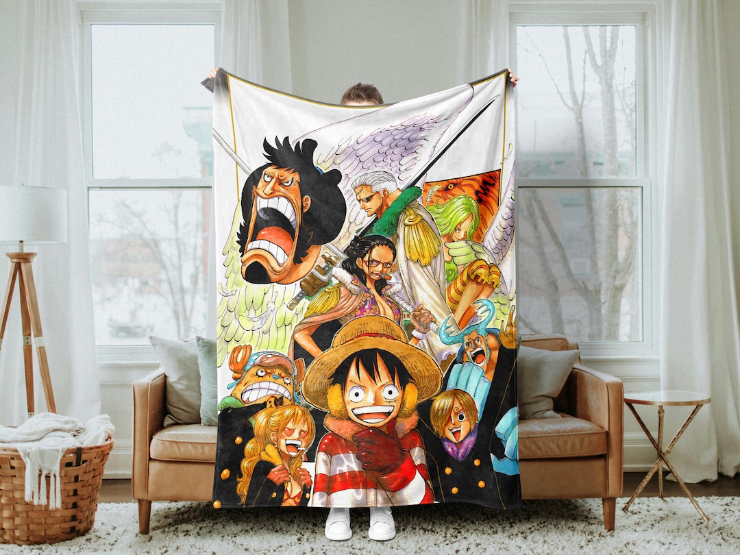 One Piece Blanket Anime Tapestry Throw Anime Blanket Anime - Etsy