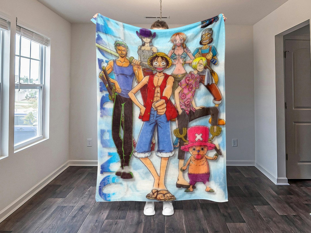 One Piece Blanket Anime Tapestry Throw Anime Blanket Anime - Etsy