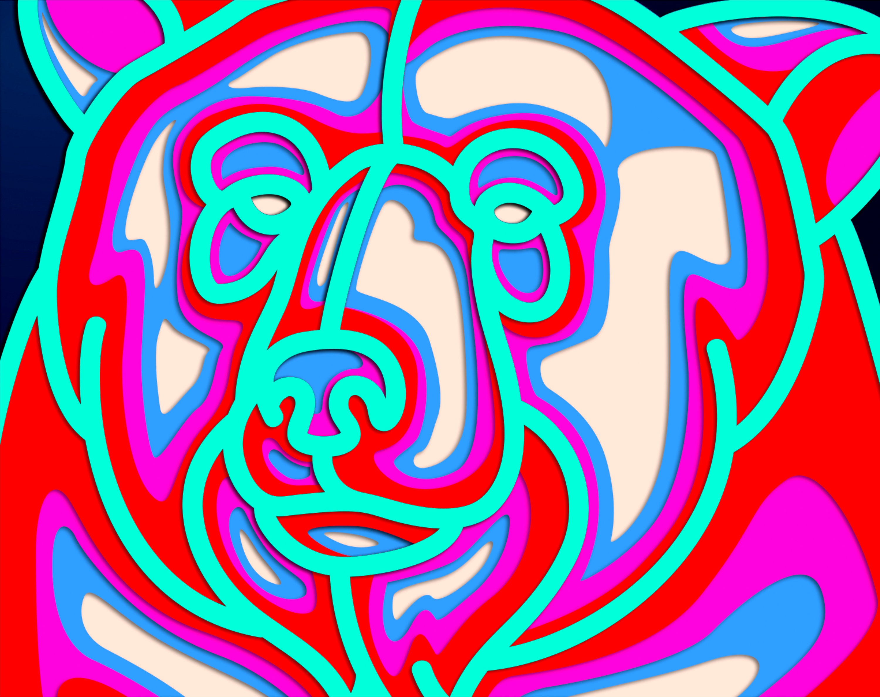 Bear 3D Layers SVG File Instant Download Files Png Ai Cdr Dxf - Etsy