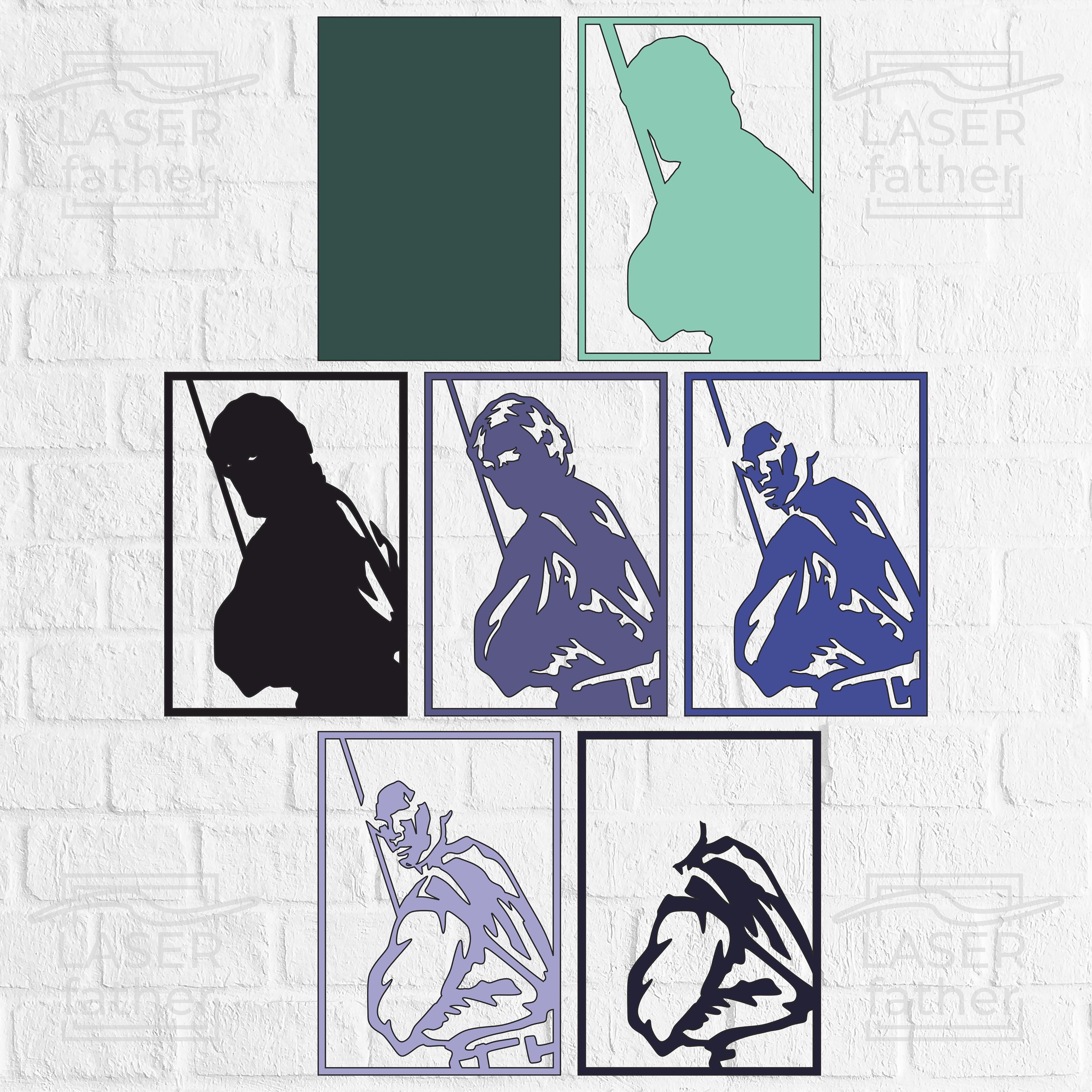 Anakin Skywalker SVG, Darth Vader DXF, Star Wars Laser Cut File ...