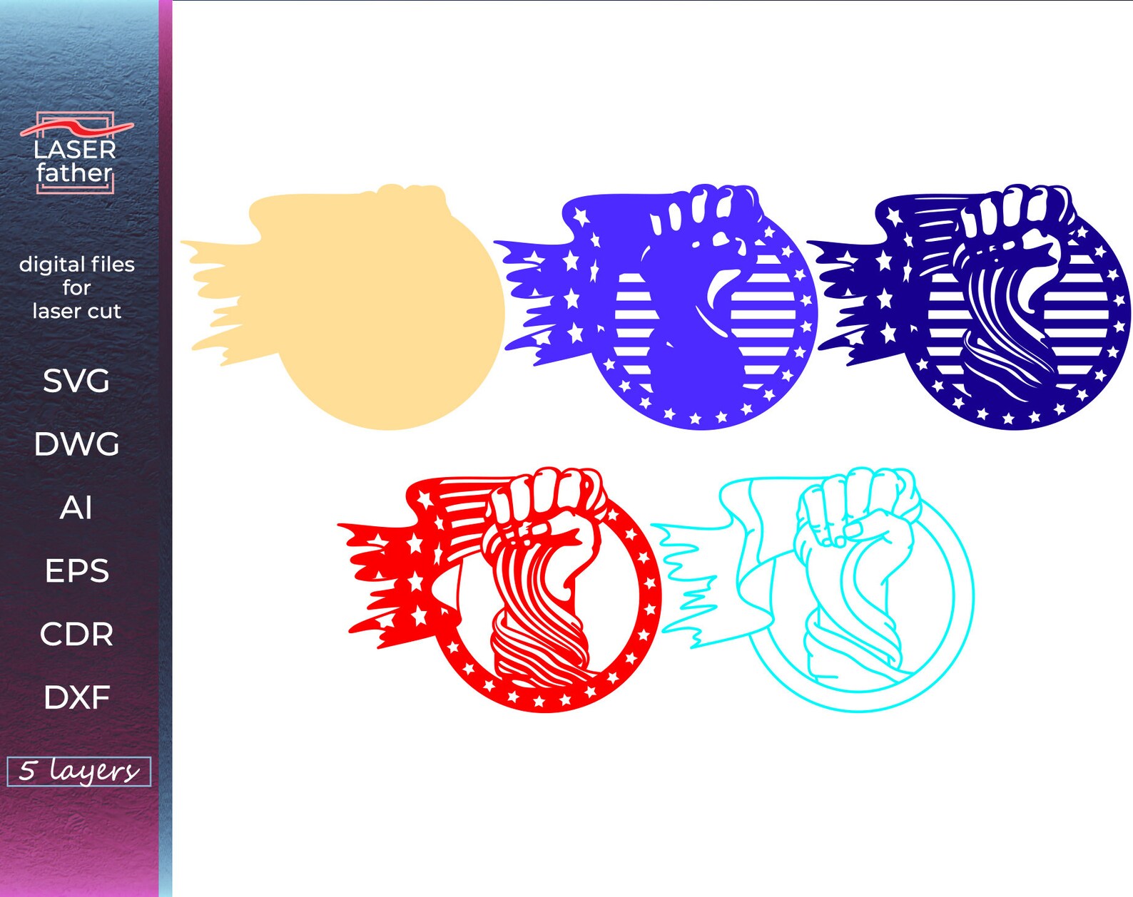 First Place 3D Multilayer SVG File Digital Download Files Png - Etsy