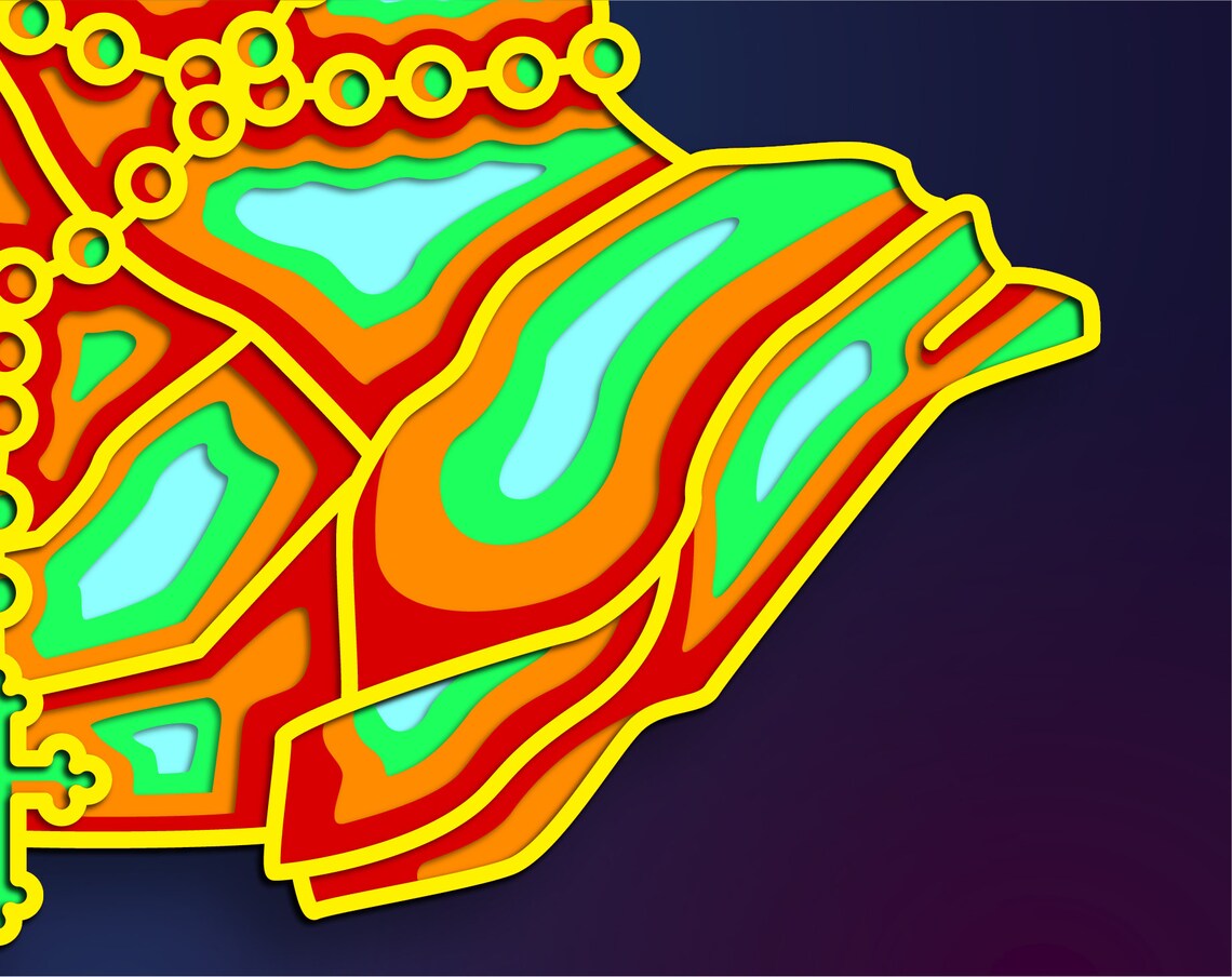 3D Prayer SVG Multilayer Design, Instant Download Files Png Ai Cdr Dxf ...