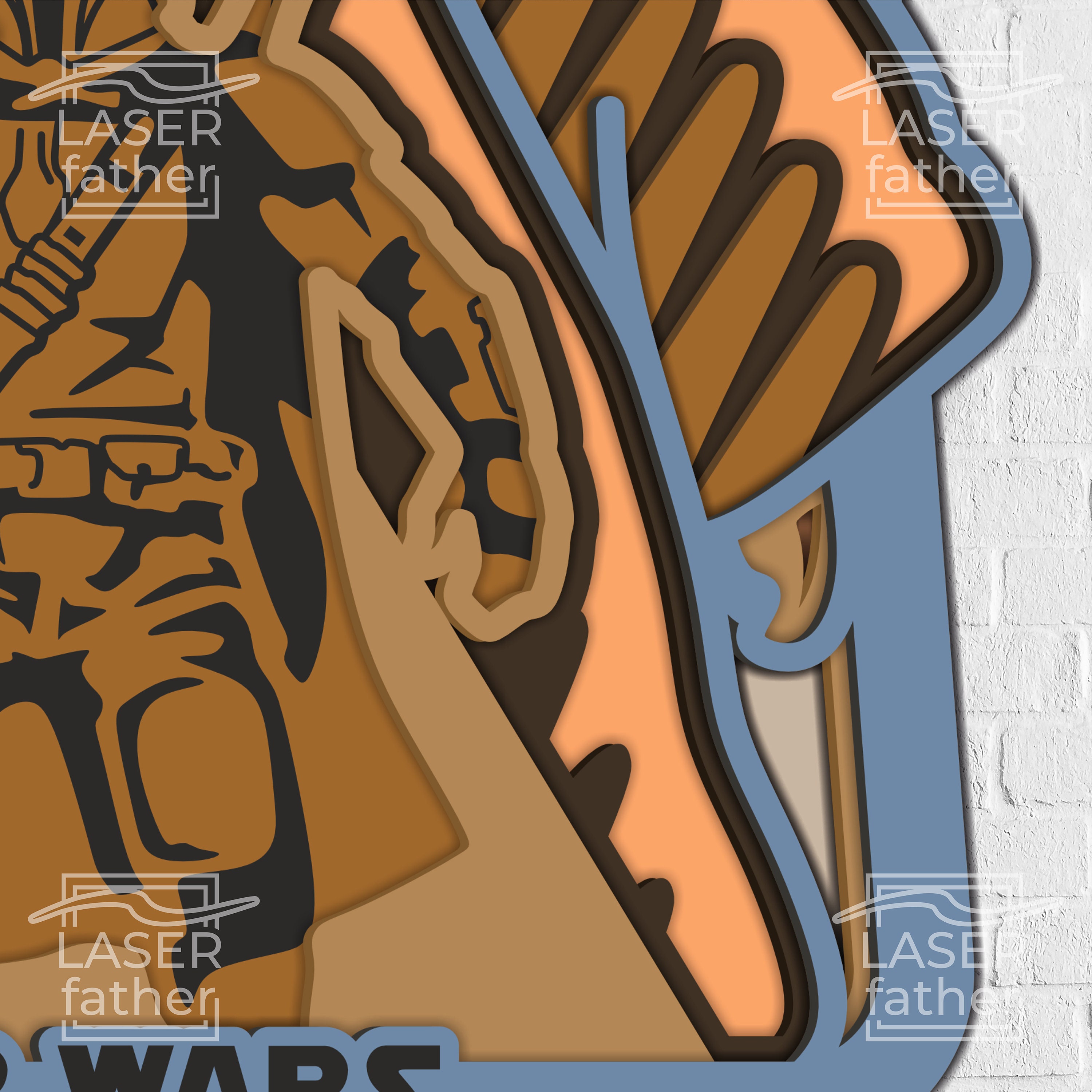 Grogu SVG, Laser Cutting Templates, Baby Yoda, Mandalorian SVG, Star ...