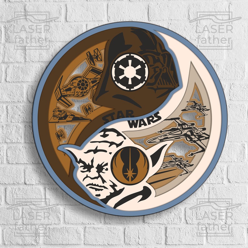 Star Wars SVG Files, Choose Wisely, Sith, Jedi Symbol, Multilayer Laser ...