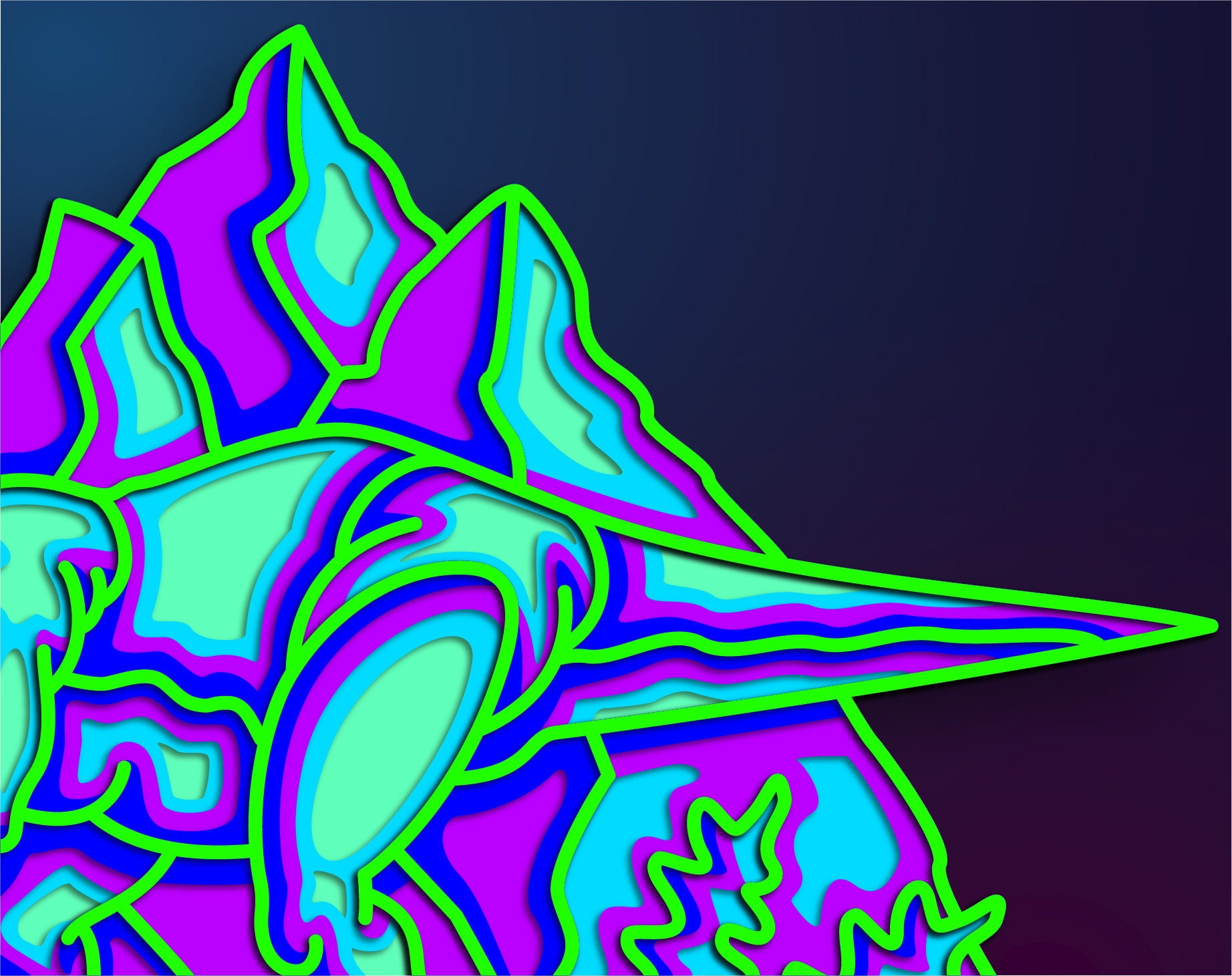 Dinosaur 3D Layered SVG Laser Cut File, Digital Download Files Png Ai ...