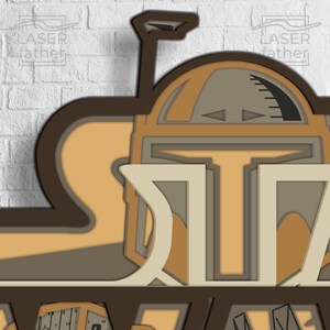 Star Wars Laser Cut Files, Layered SVG for Cricut, Instant Download ...