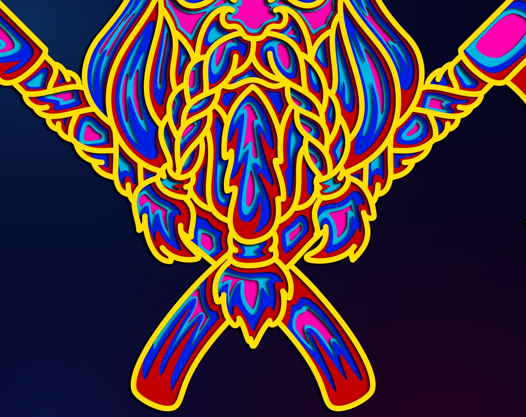 3D Viking Multilayer SVG Laser Cut File, Digital Download Files Png Ai ...