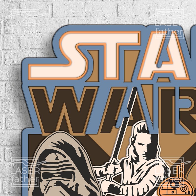 Star Wars SVG, Laser Ready DXF Files, Glowforge Templates, Instant ...