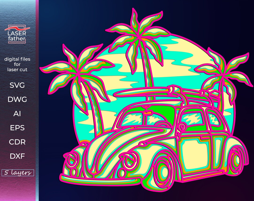 3D Travel SVG Multilayer File, Instant Download Files Png Ai Cdr Dxf ...