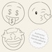 Hand-drawn Emoji Clipart Icons: Commercial Use Doodles (PNG, SVG, PDF ...