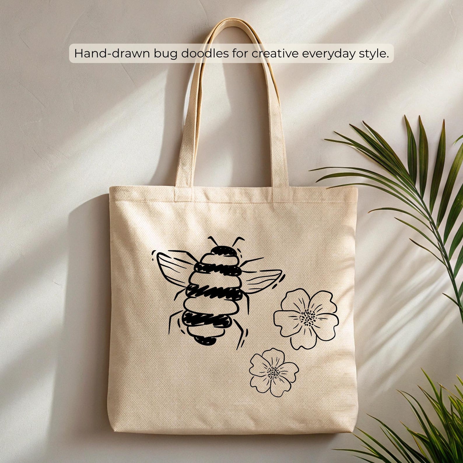 Hand-drawn Bugs Doodle Clipart Set | Line Art Insect Illustrations | PNG SVG PDF Commerical Use ...