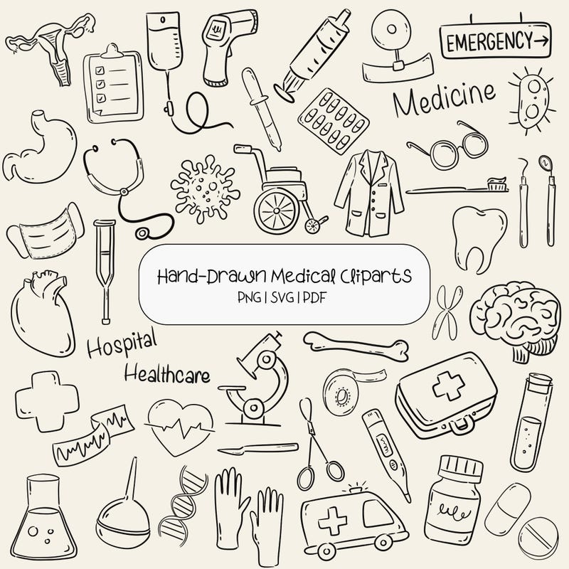 Cute Healthcare Icon - Etsy