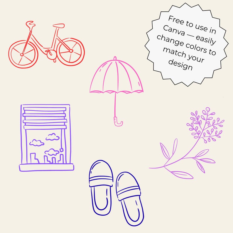 100 Hand-drawn Doodle Clipart Icons: Commerical Use (SVG PNG PDF ...