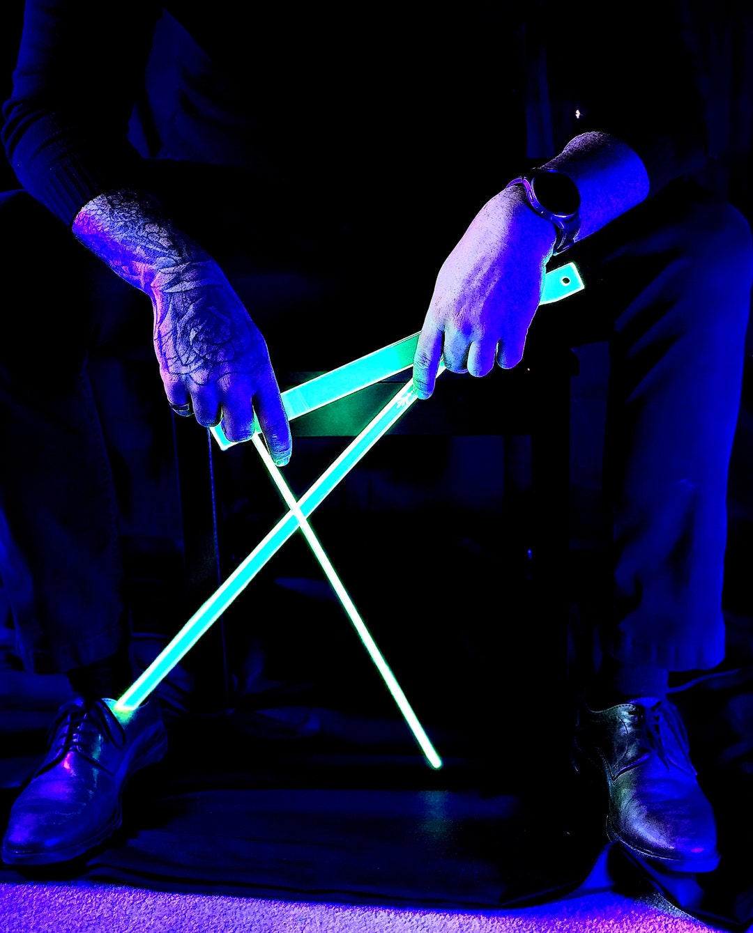 Long Boi Lasher - Rave Edition | Spanking Paddle | BDSM Discipline - Etsy