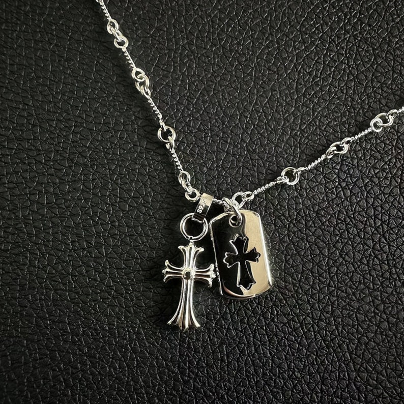 Crosses & Cross Tags Necklace, Light Luxury Necklace,religious Necklace ...