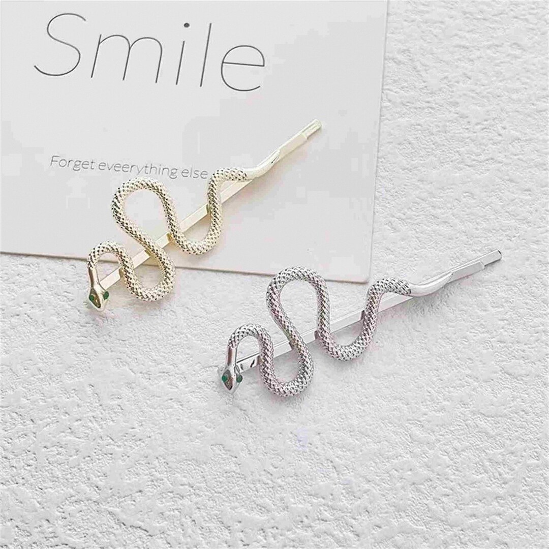 Personalized High-end Snake Hair Clip - Etsy