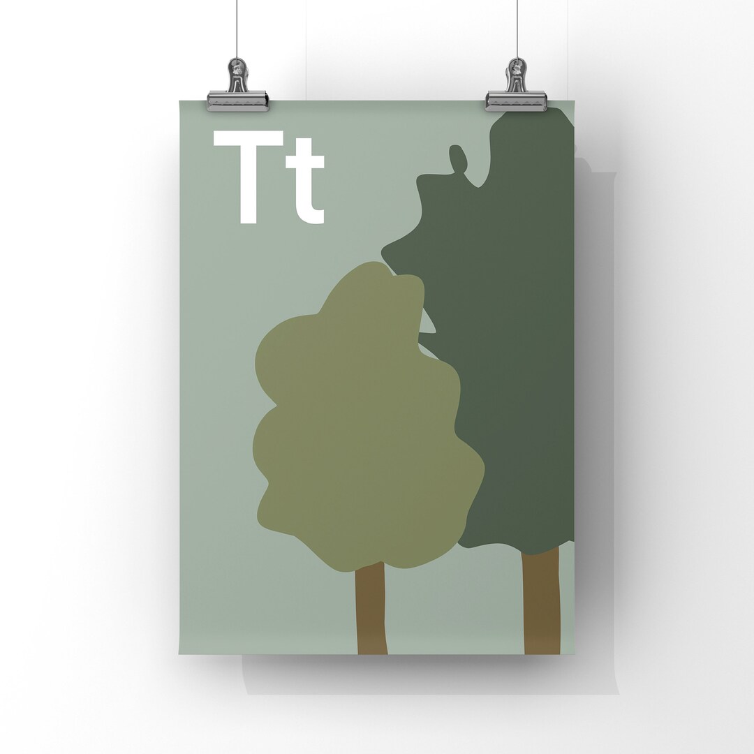 Tt Tree Alphabet Digital Download - Etsy