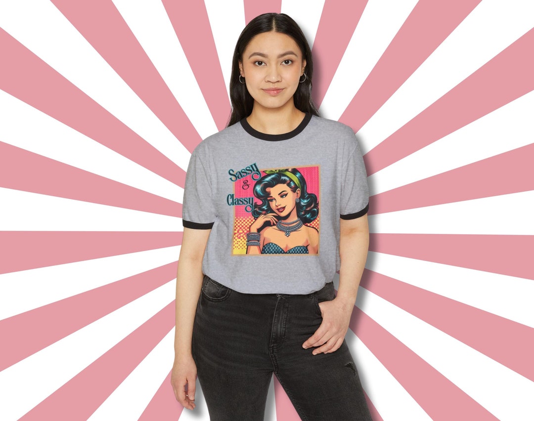 Retro Pin up T-shirt, Vintage Inspired, Sassy Rockabilly Apparel ...