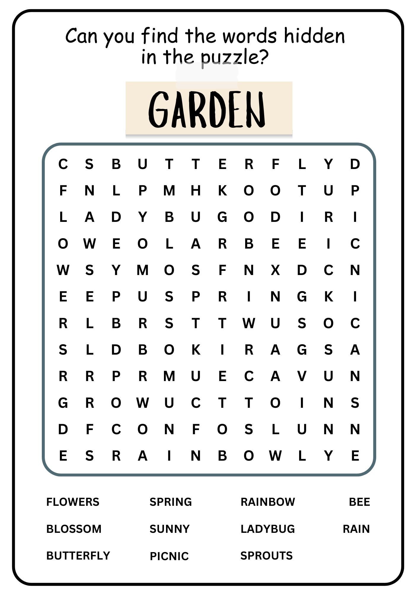 Lets Discover the Words - Etsy