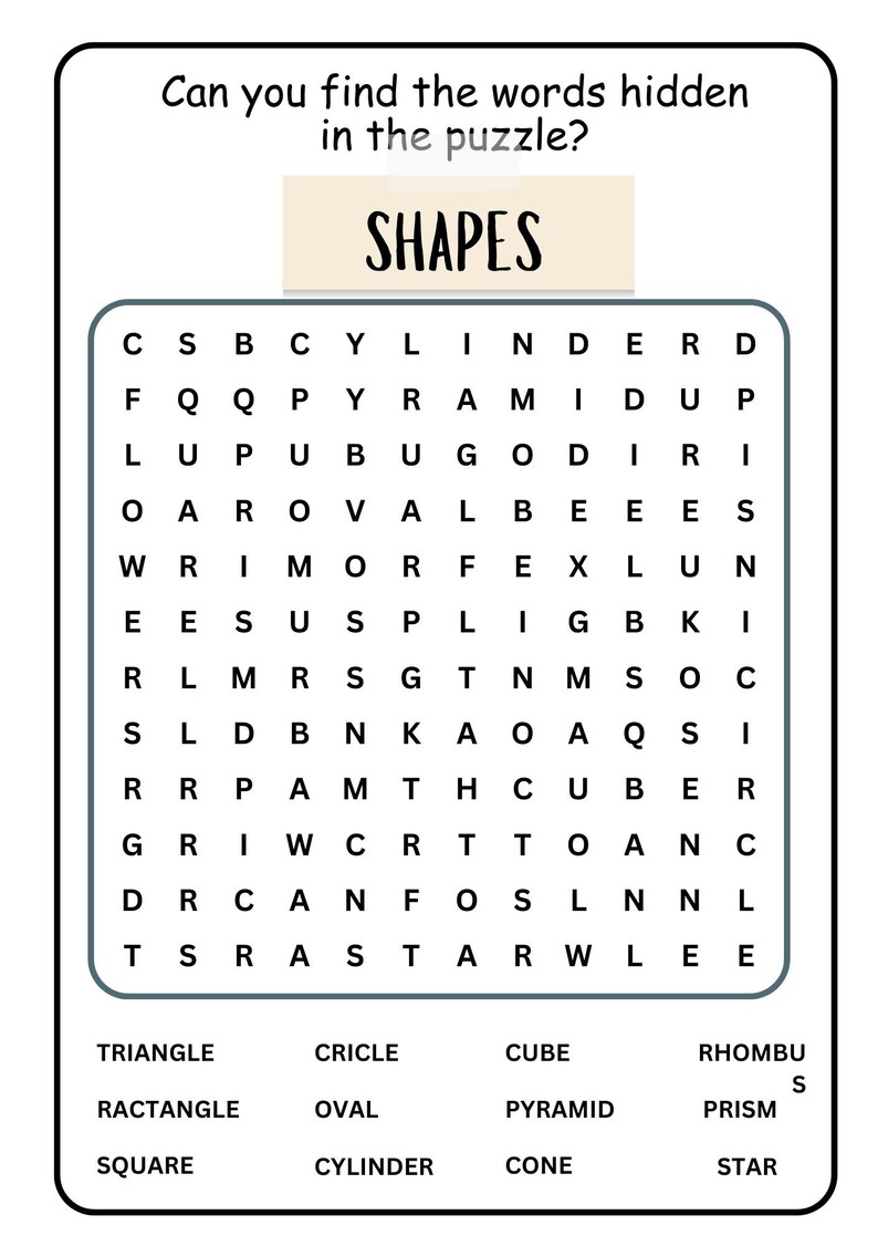 Lets Discover the Words - Etsy