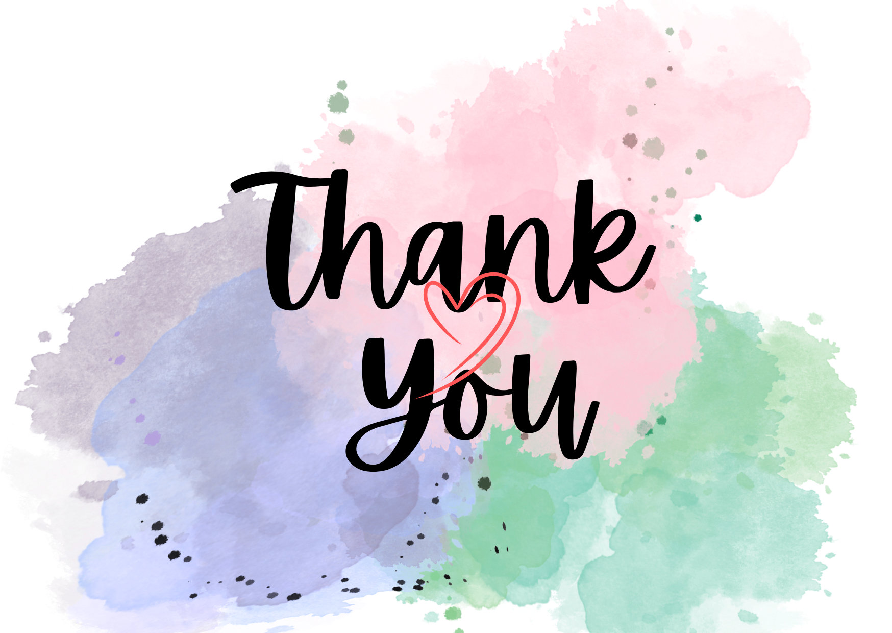 Cute and Sweet Thank You Card Tamplet 20 Design - Etsy