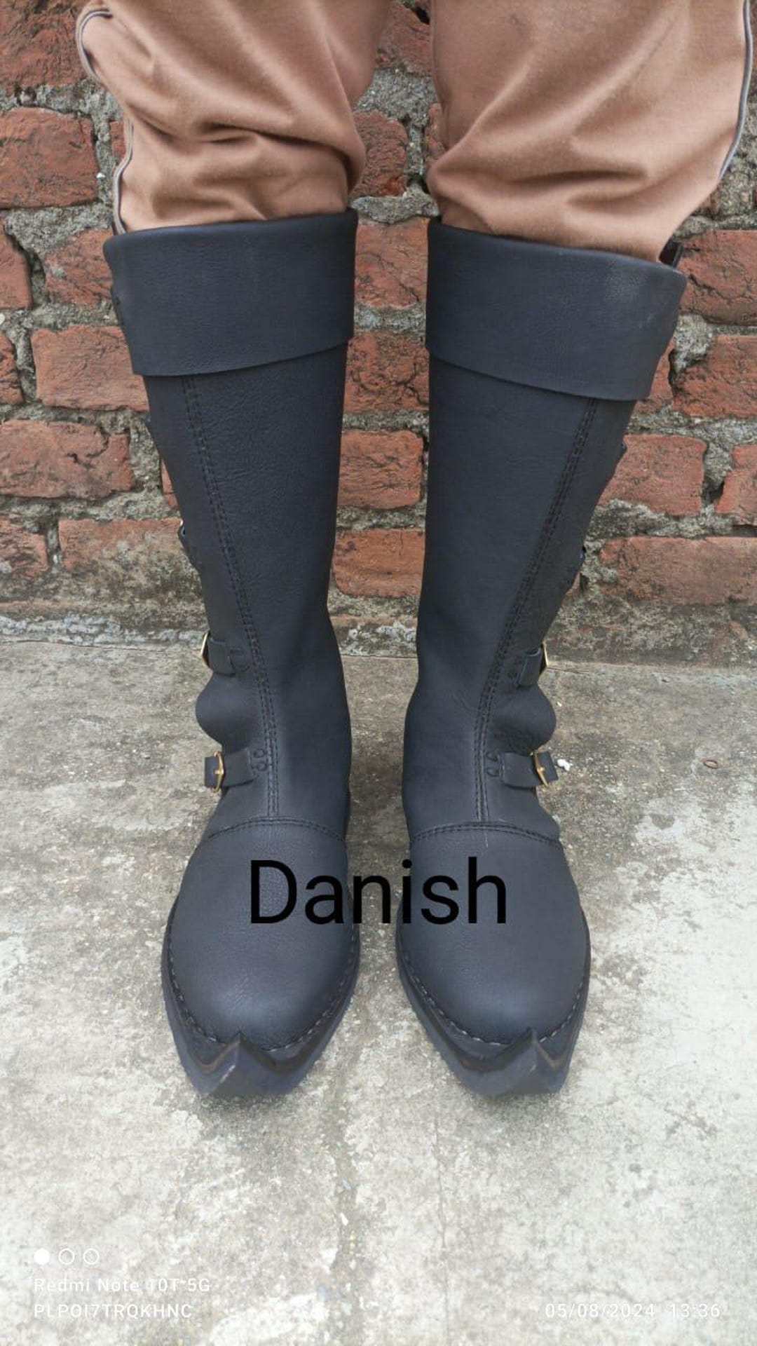 Gothic Knight Boot Medieval Era Boot - Etsy