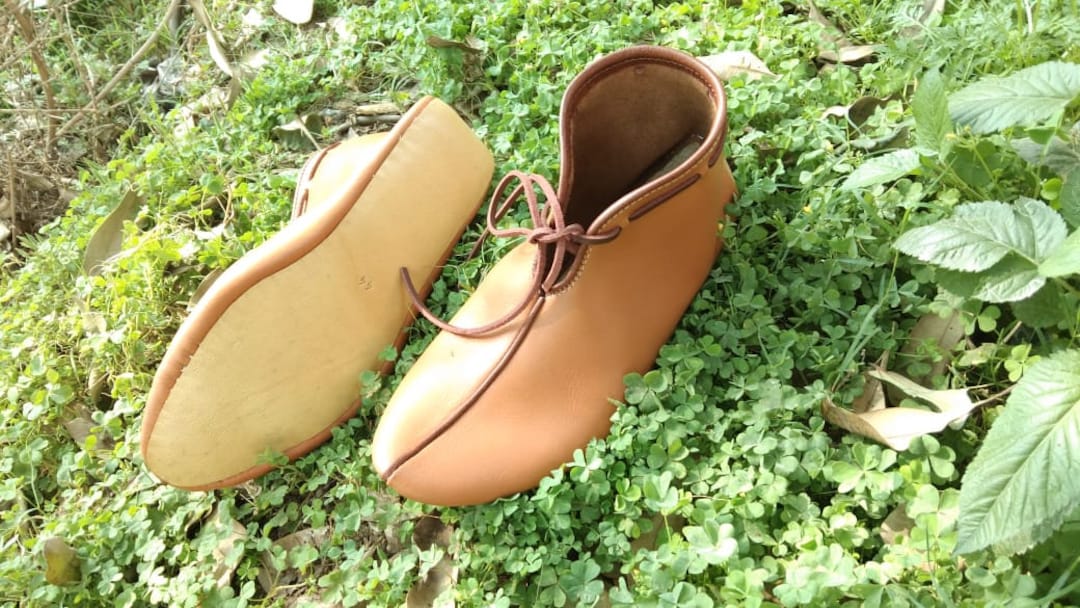 Historical Haithabu Leather Shoe,viking Shoes,leather Turn Shoes,turn ...