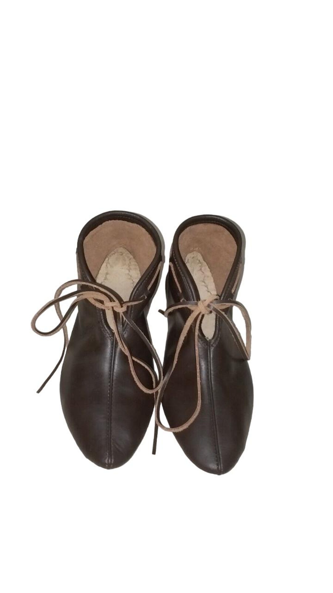 Handmade Leather Viking Turn Shoes: Historical Haithabu Armor Shoe - Etsy