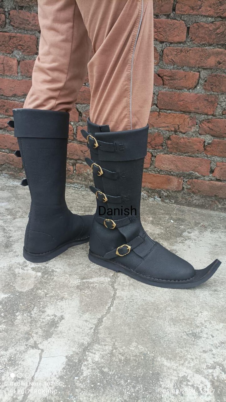 Gothic Knight Boot Medieval Era Boot - Etsy