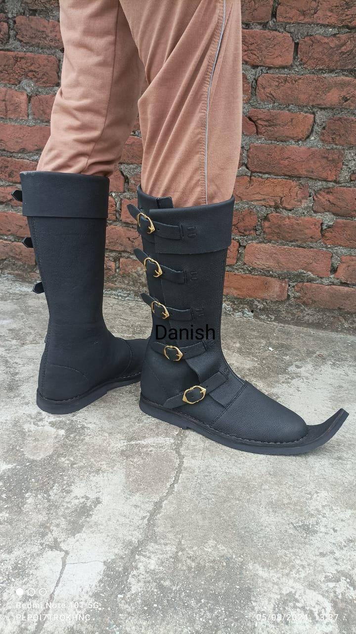 Gothic Knight Boot Medieval Era Boot - Etsy