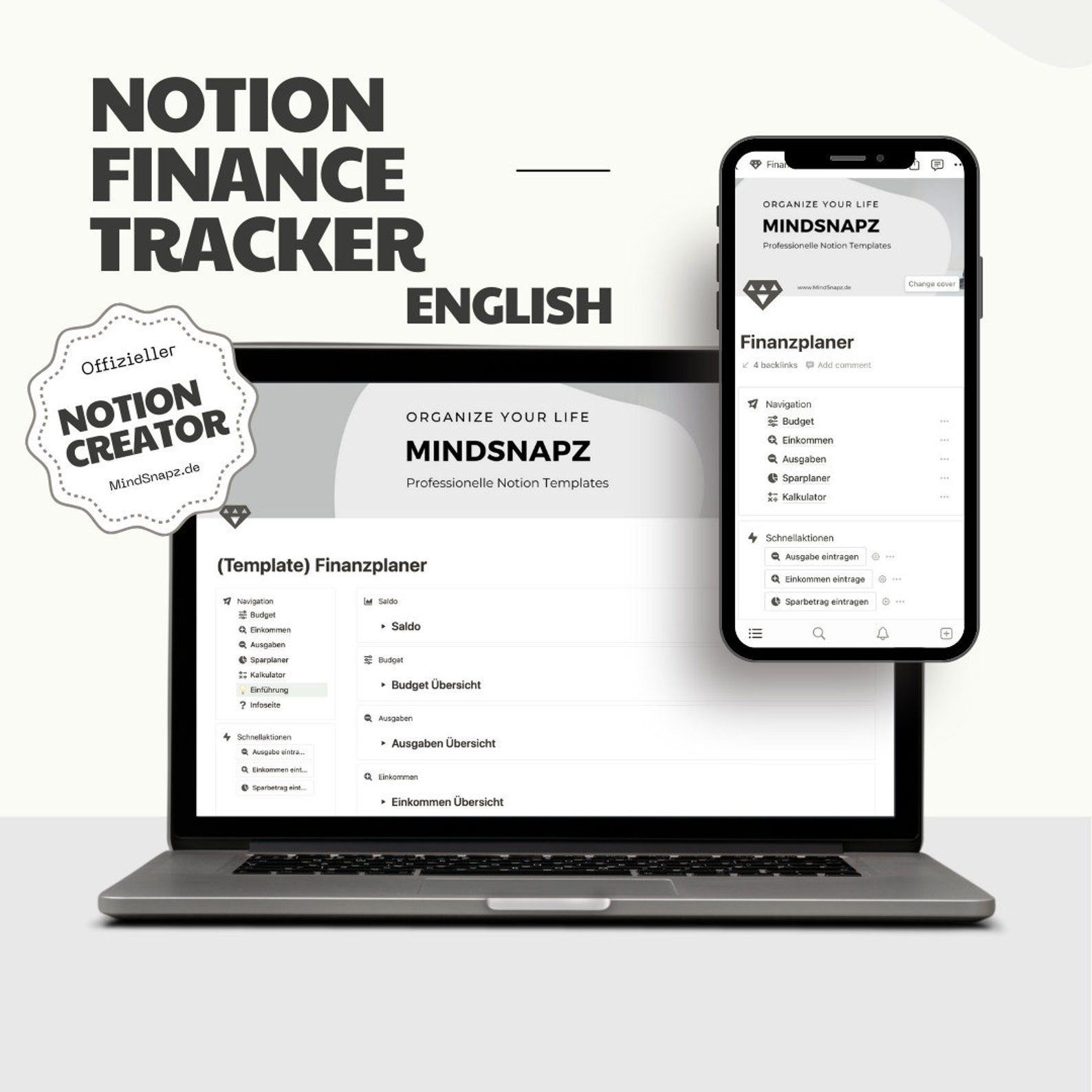 Notion Finance Tracker / Notion Expense Tracker / Notion - Etsy