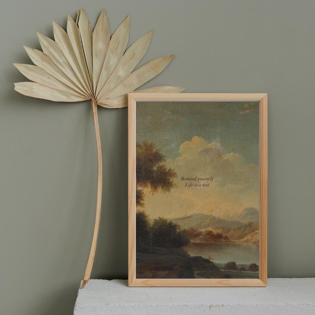 Motivational Landscape Painting | Inspirational Nature Wall Art | Life ...