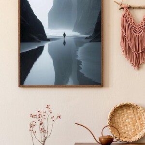 Solitude by the Sea Art Print - Etsy