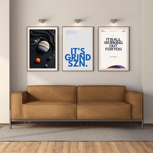 Grind Season Motivational Wall Art Poster - Etsy
