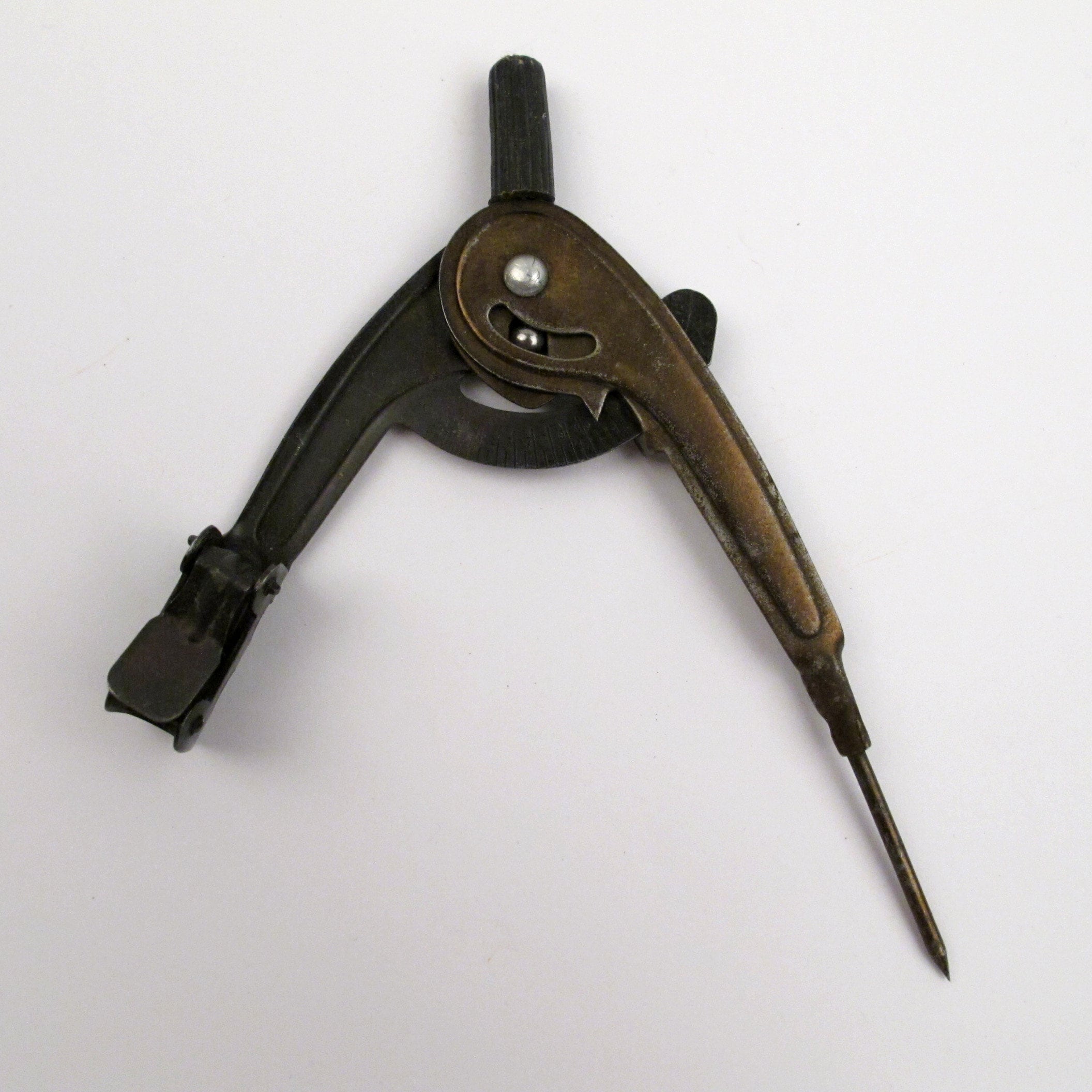 Old Vintage Antique Drafting Compass Drawing Tool 1950s 1930s Technical Drawing Draftsman