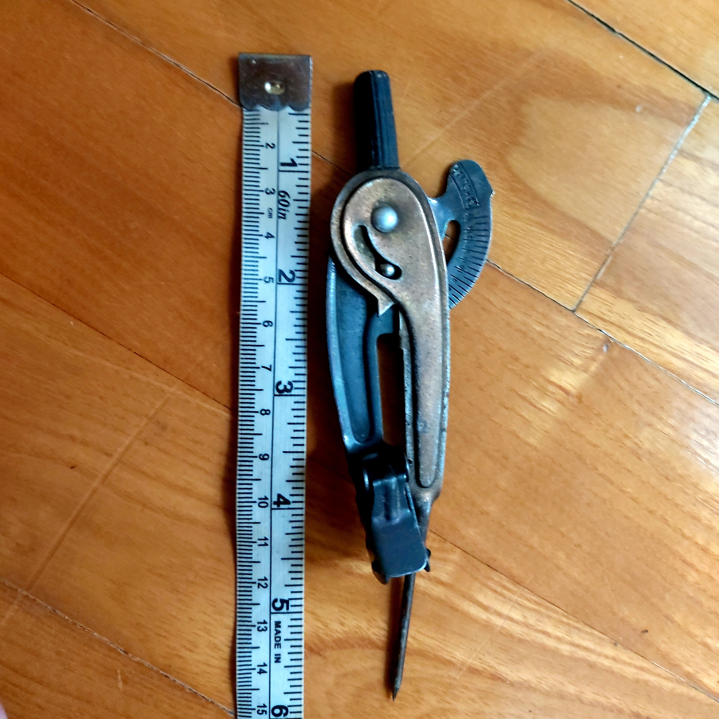 Old Vintage Antique Drafting Compass Drawing Tool 1950s 1930s Technical ...