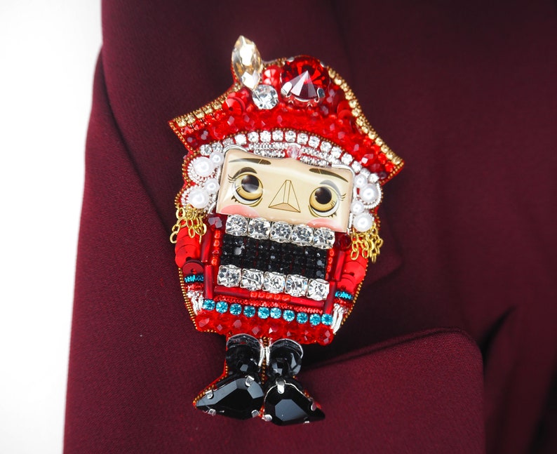 Nutcracker Brooch - Etsy