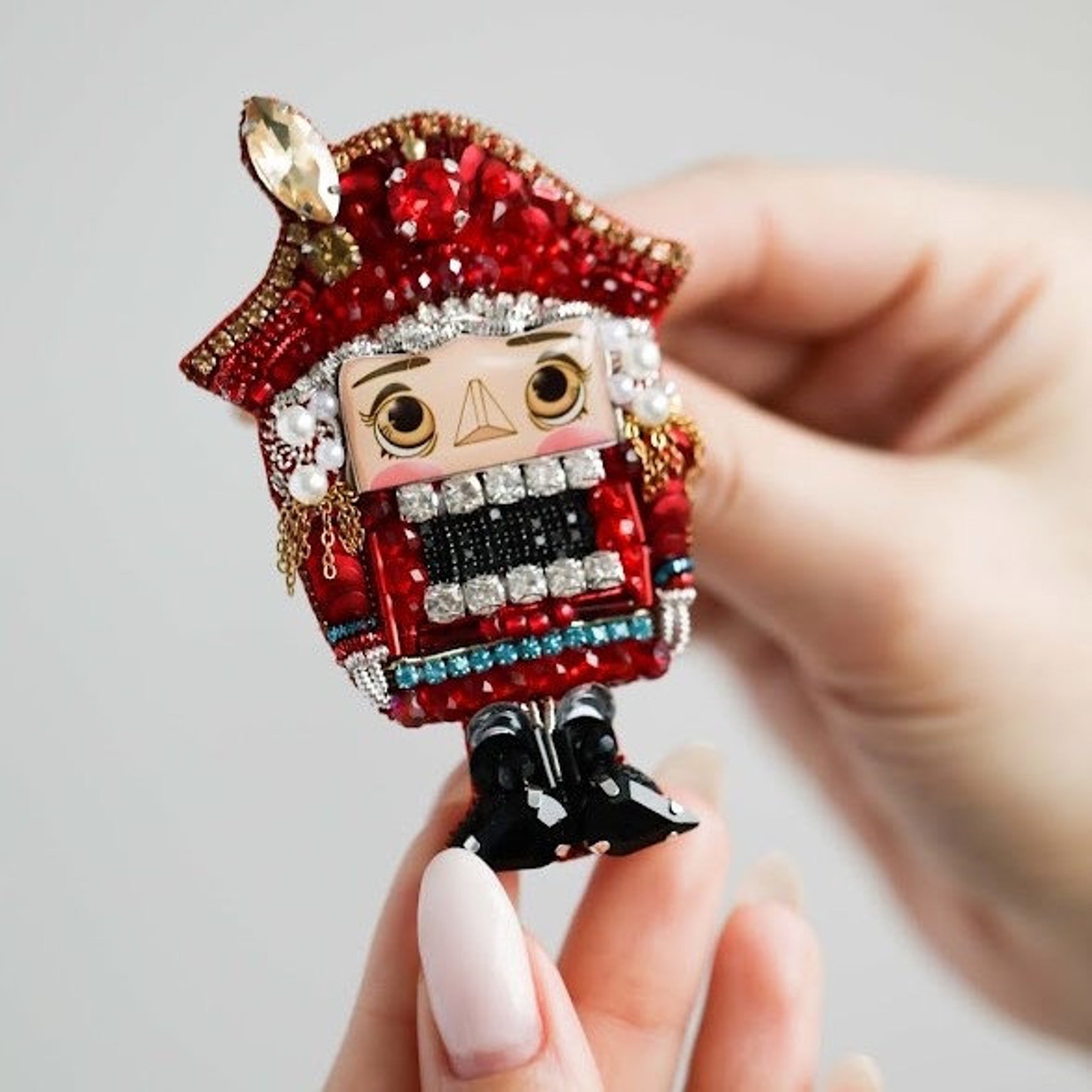 Nutcracker Brooch - Etsy