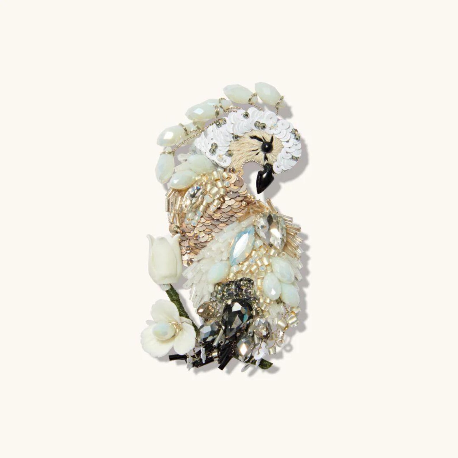 Peacock Brooch With Removable Tail - Etsy
