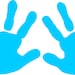 Blue Baby Hands Clipart, Kids Prints (digital Download) - Etsy