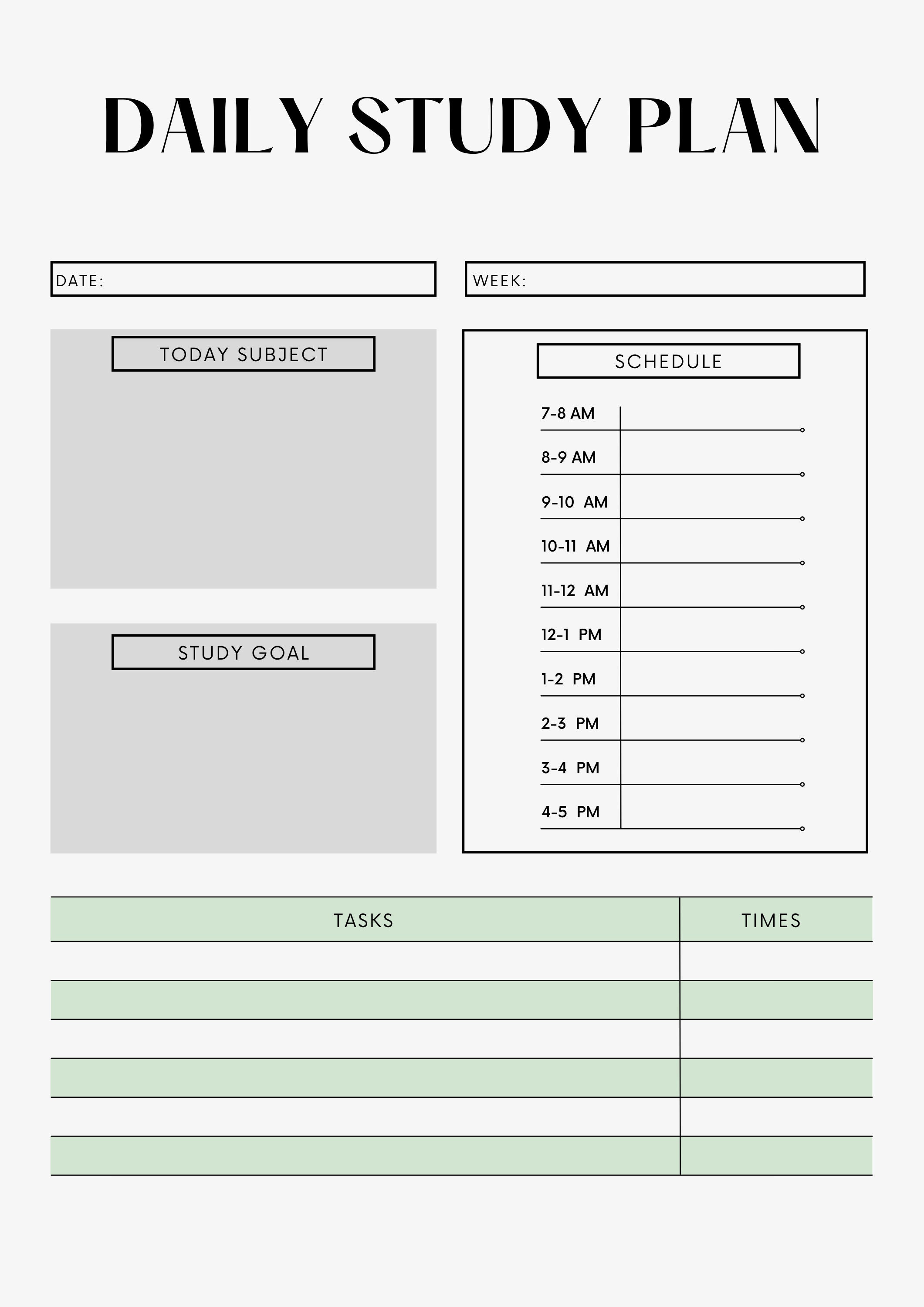 Printable Planner Printable Student Planner Bundle Study - Etsy